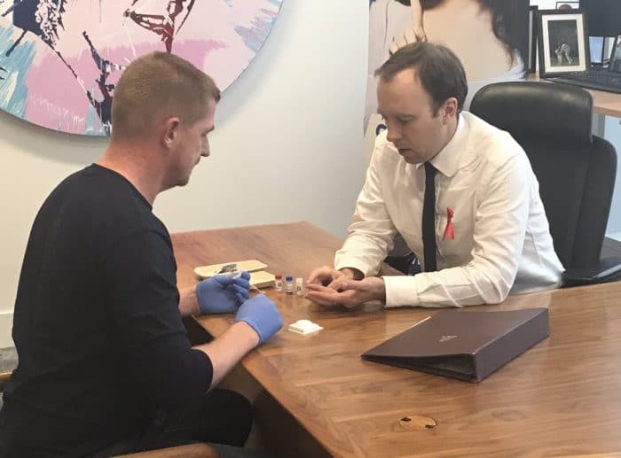 UK politician shows just how quick and easy INSTI is | INSTI