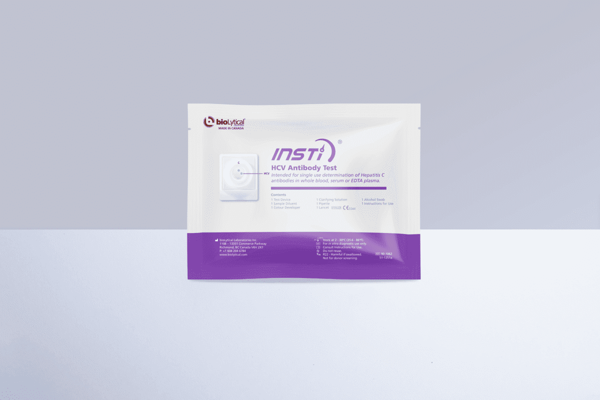 INSTI HCV Antibody Test | 1-minute technology | bioLytical Laboratories