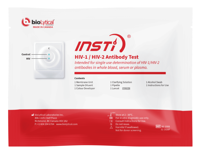 Rapid HIV Test for Professional and Self Testing | INSTI